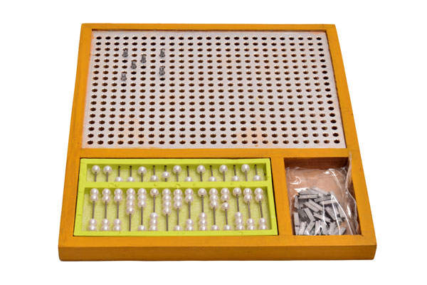 COMBINED ARITHMATIC AND ABACUS FRAME IN BRAILLE, We Care We Bridge
